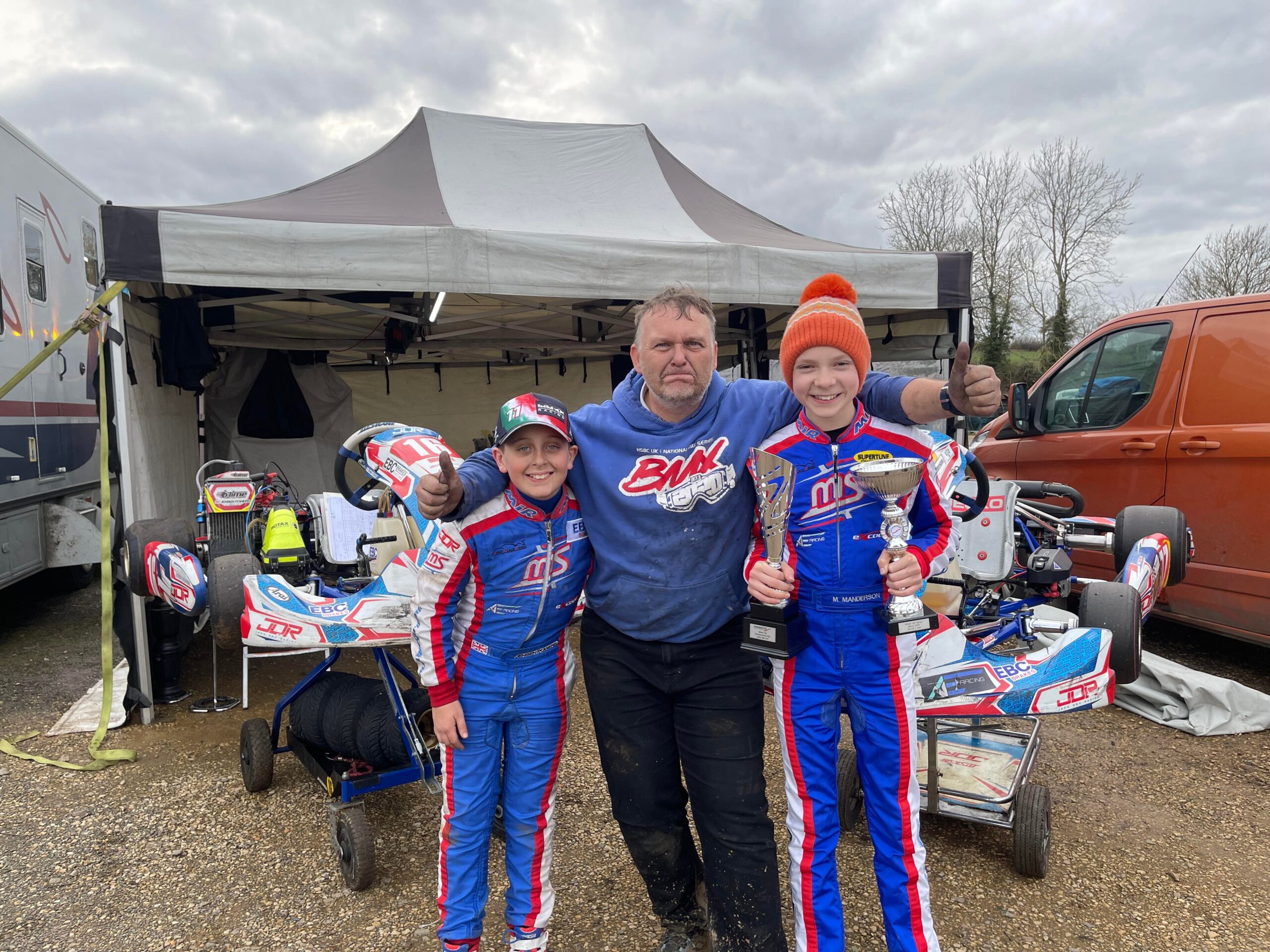 EBC Junior Max Kart Racers Achieve Podiums at Shenington Leg of ...